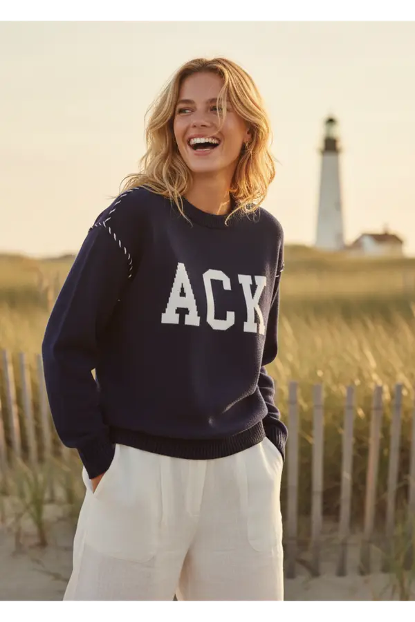 ELLSWORTH + IVEY Riley Ack Crewneck