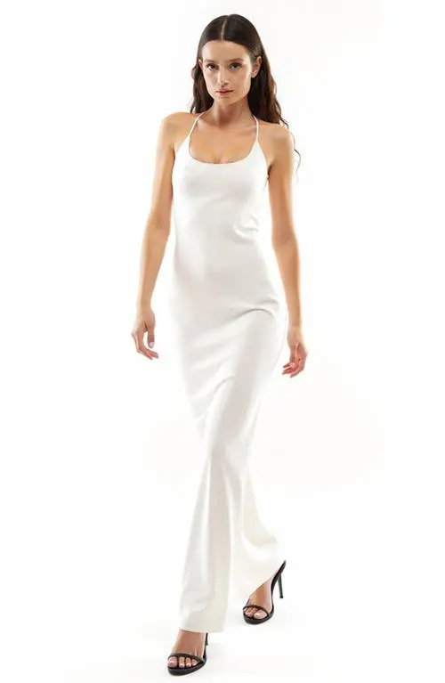 MOTHER OF ALL Freda Maxi Dress - White