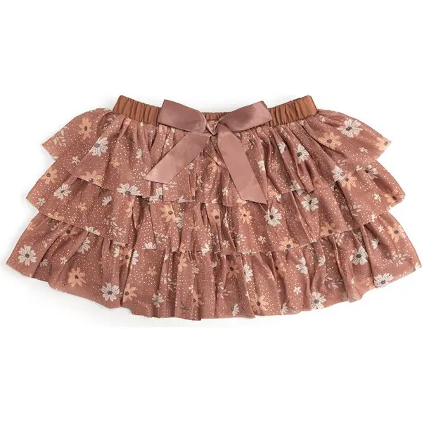 SWEET WINK Floral Printed Tiered Tutu