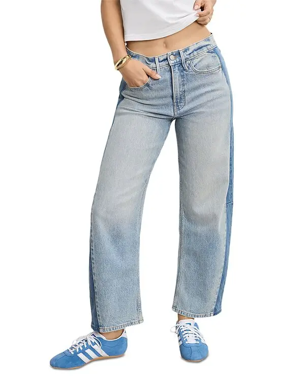 Good American Good Standard Barrel Jeans