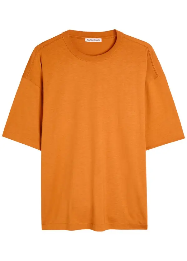 You Must Create Triple Jersey T-shirt - Orange