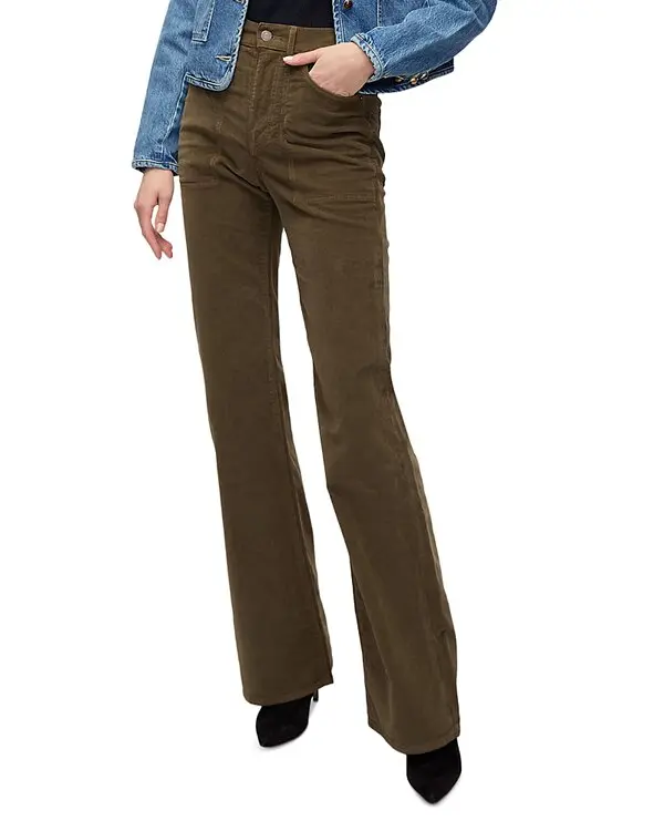 Veronica Beard Crosbie Corduroy Pants - Cypress