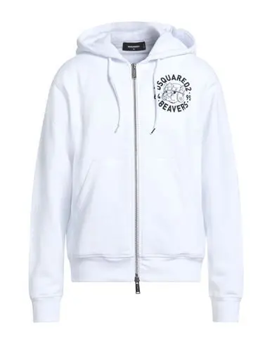 Dsquared2 Cotton Fleece Sweatshirt - White