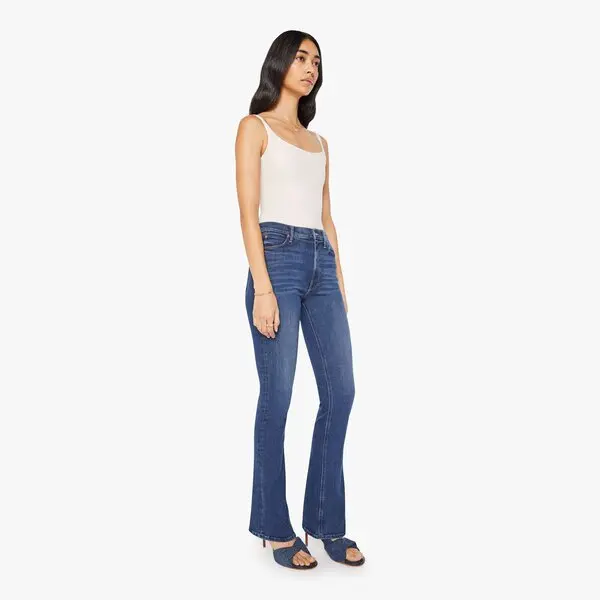 MOTHER High Waisted Runaway Flare Jeans