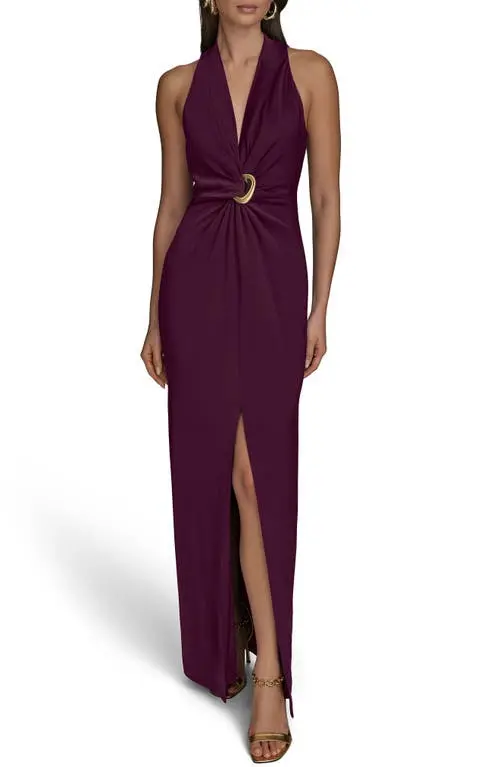 Donna Karan New York Twisted Sleeveless Gown