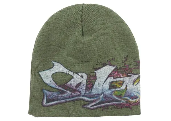 Supreme Tag Beanie - Green