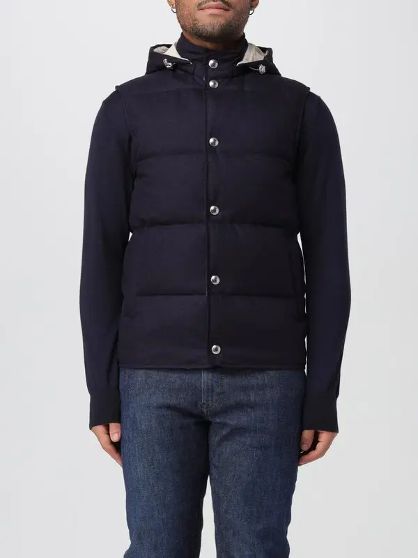 Eleventy Button Detailed Suit Vest