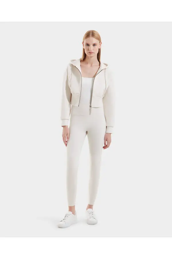 Rudsak Zip-up Cropped Hoodie - White