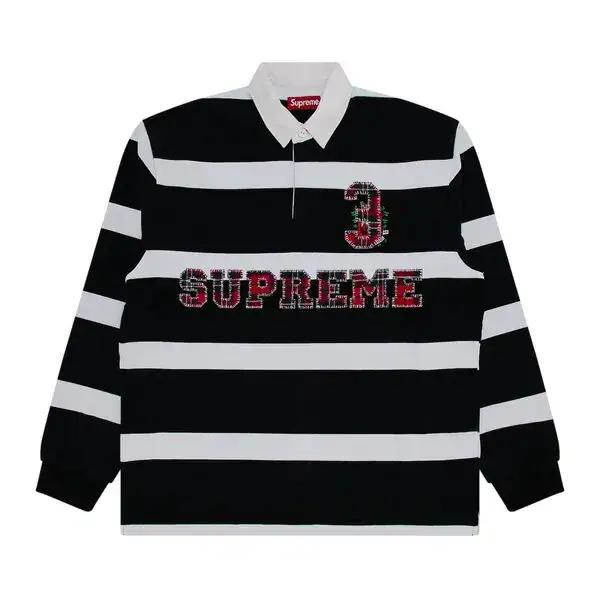 Supreme Stripe Rugby - Black | Editorialist