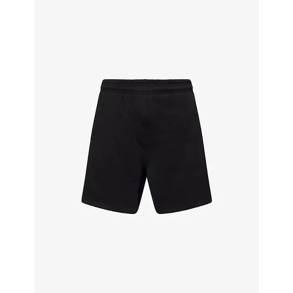 ENTIRE STUDIOS Relaxed-fit Cotton Sweat Shorts - Black