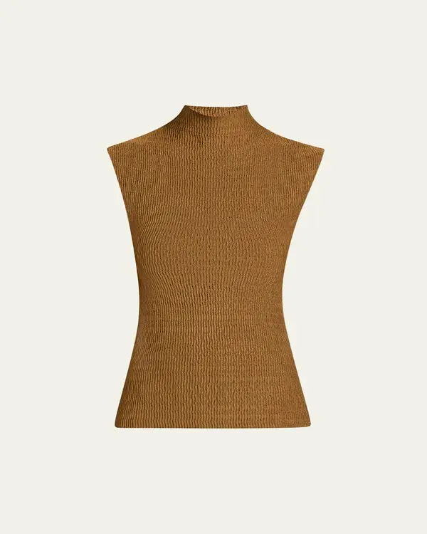 A.L.C. Jada Mock-neck Top