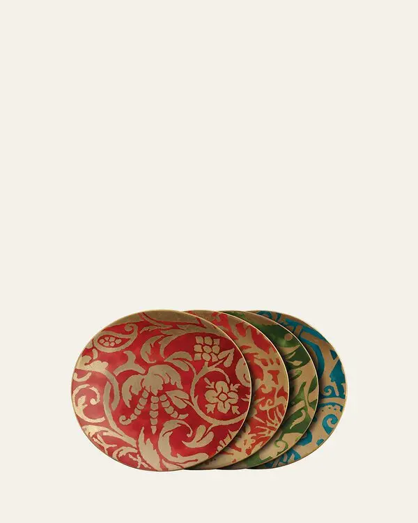 L'Objet Fortuny Assorted Dessert Plates, Set Of 4 - One-color