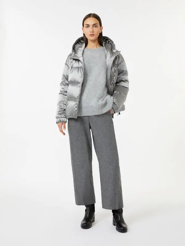 Max Mara Short Down Jacket - Medium Grey