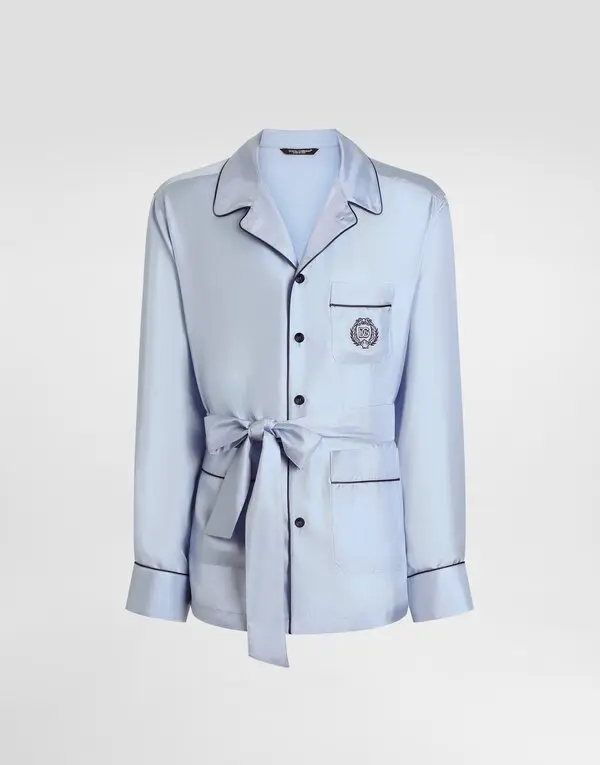 Dolce & Gabbana Silk Twill Robe