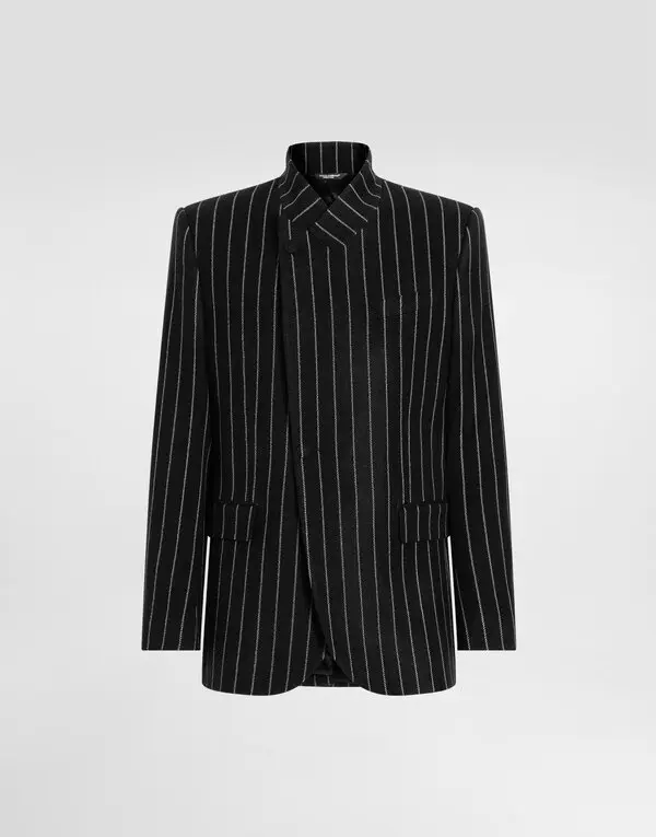 Dolce & Gabbana Sicilia Striped Wool Jacket