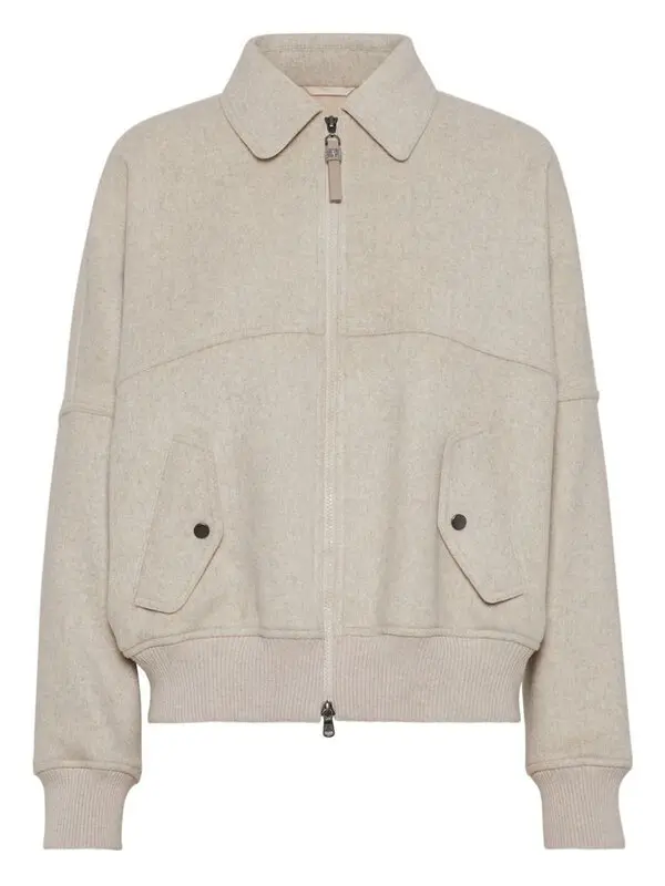 Brunello Cucinelli Jacket With Zipped Pockets