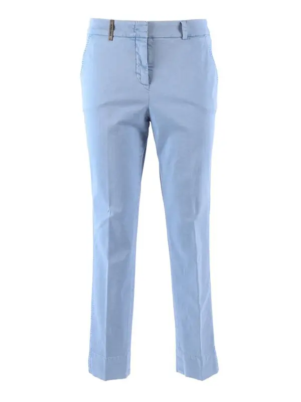 Peserico Trousers - Blue