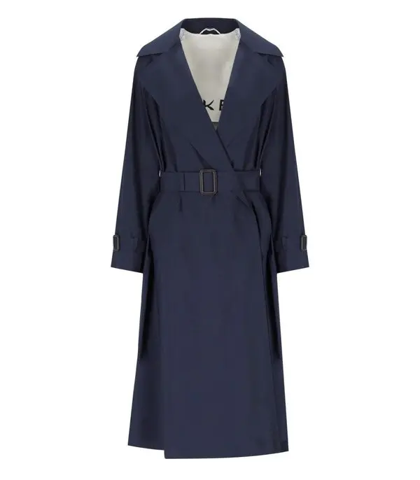 Max Mara Fatto Trench Coat - Blue