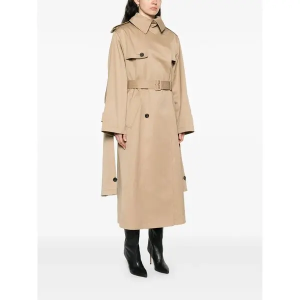 Jean Paul Gaultier Double-breasted Trench Coat - Beige