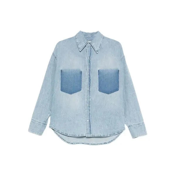 LOIS Button-down Denim Shirt