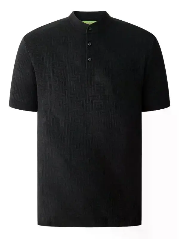 Shanghai Tang Jacquard-pattern T-shirt