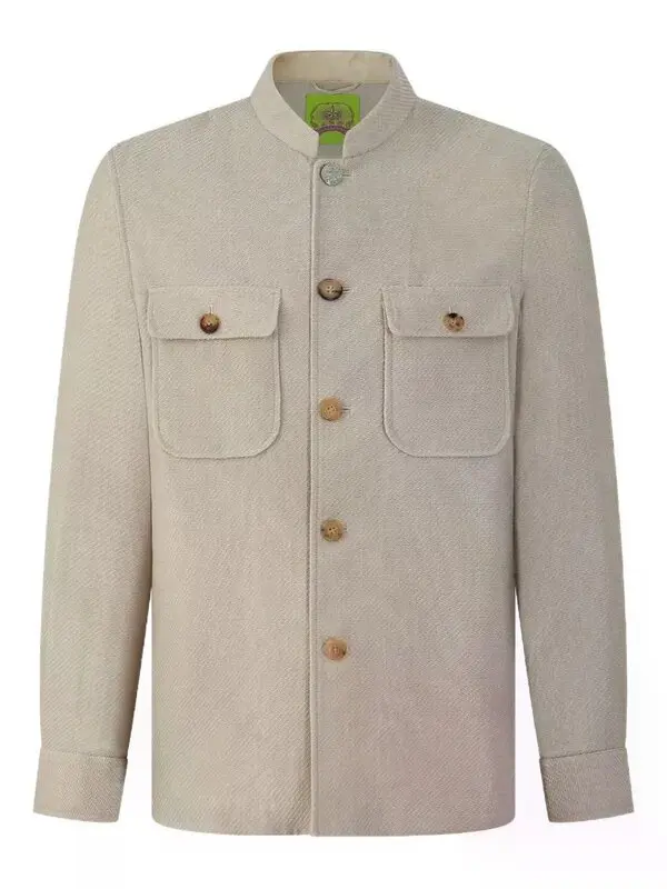 Shanghai Tang Tang Shirt Jacket - Neutrals