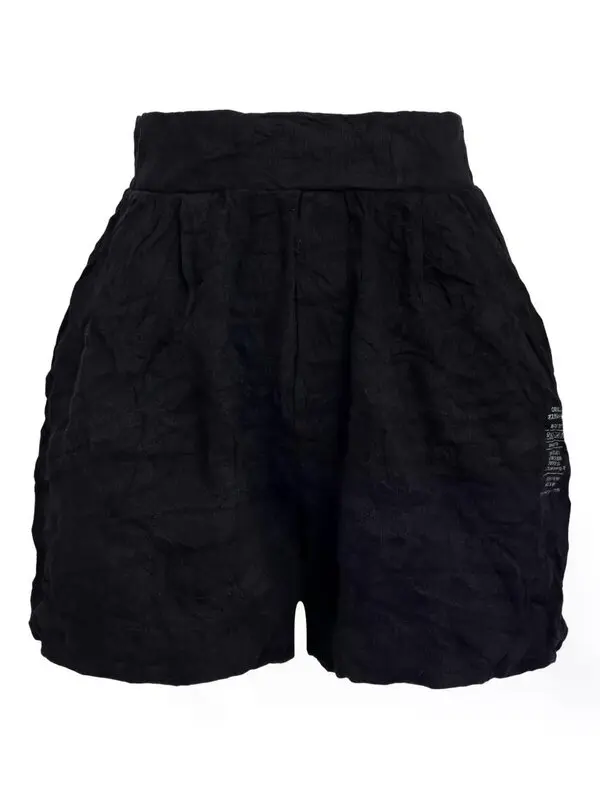 OSKLEN Pleat-detail High-waisted Shorts
