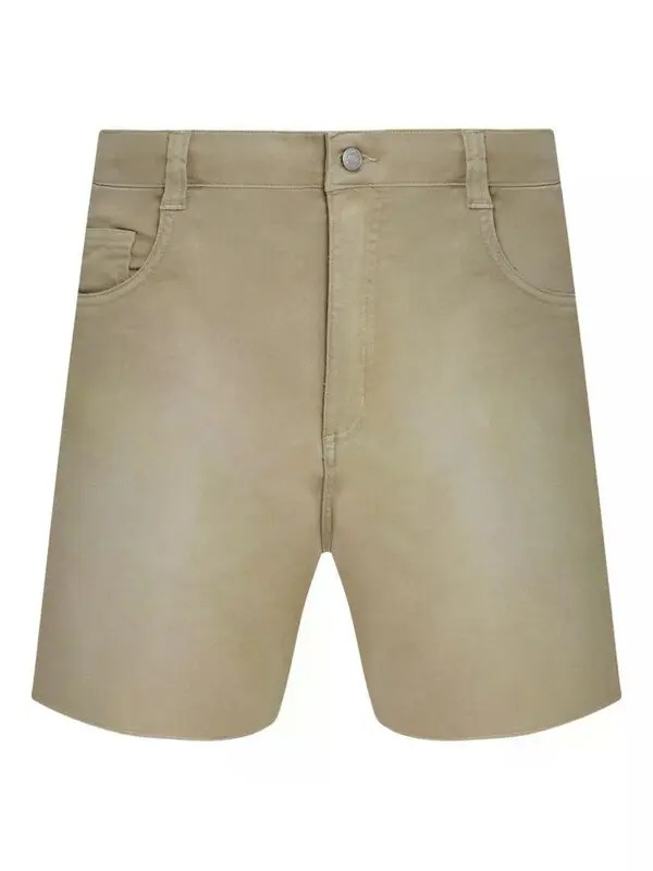 OSKLEN Cotton-blend Bermuda Shorts - Neutrals