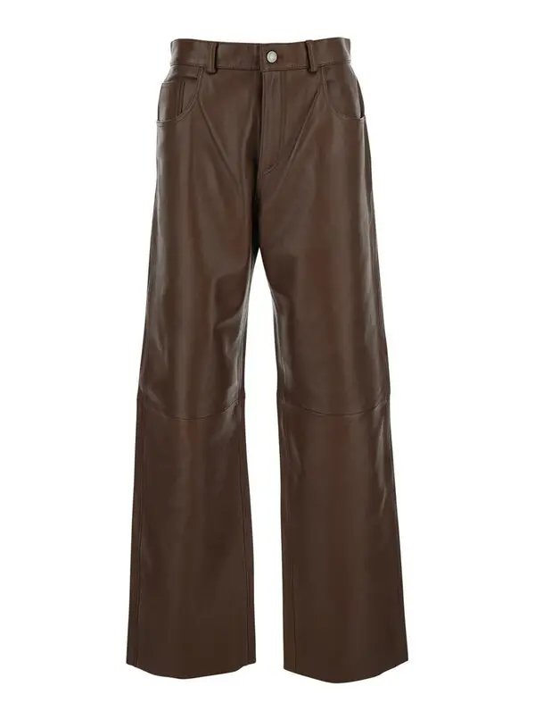 HAIKURE Bonnie Five-pocket Leather Trousers