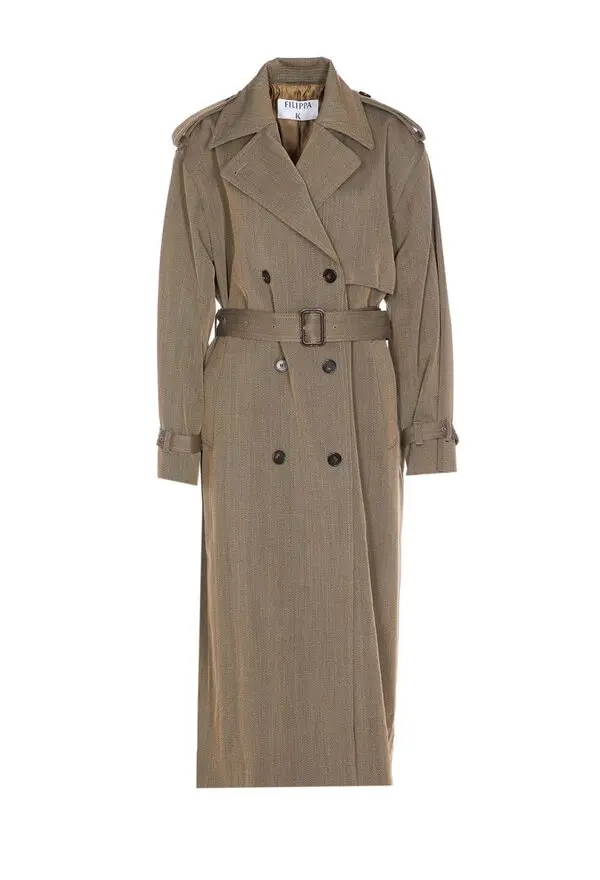 Filippa K Driftwood Julia Trench Coat - Beige