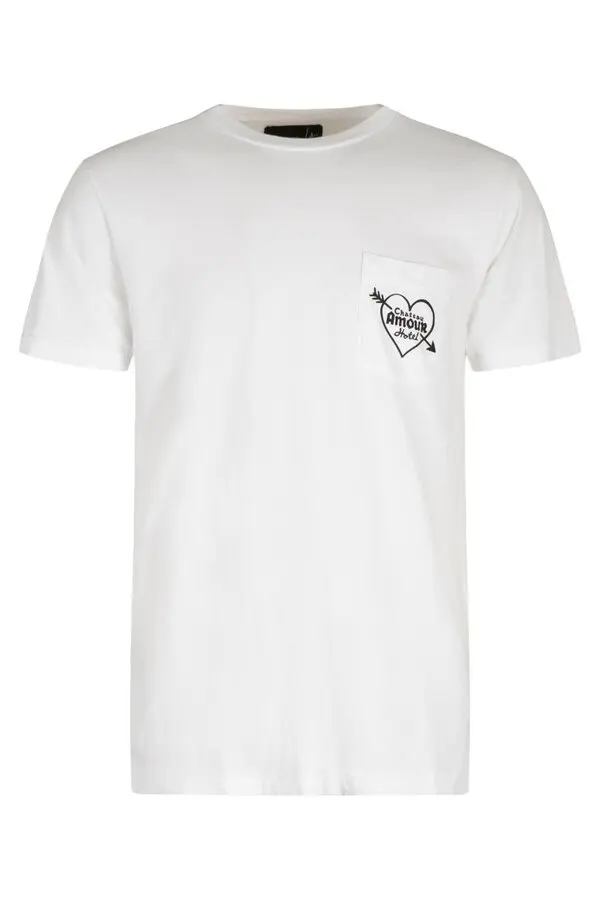 LOCAL AUTHORITY LA Cotton Crew-neck T-shirt - White