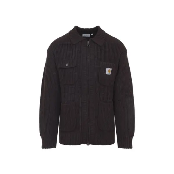 Carhartt Work In Progress Chrone Knit Jacket - Brown