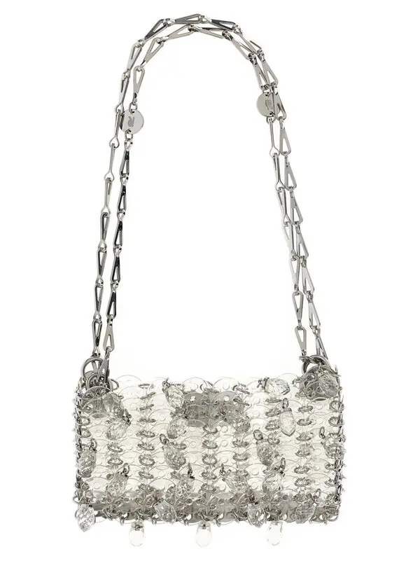 Rabanne 1969 Nano Crystal Resin Shoulder Bag - Silver