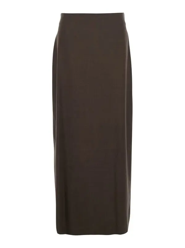 Loulou De Saison High-waist Pencil Skirt - Brown