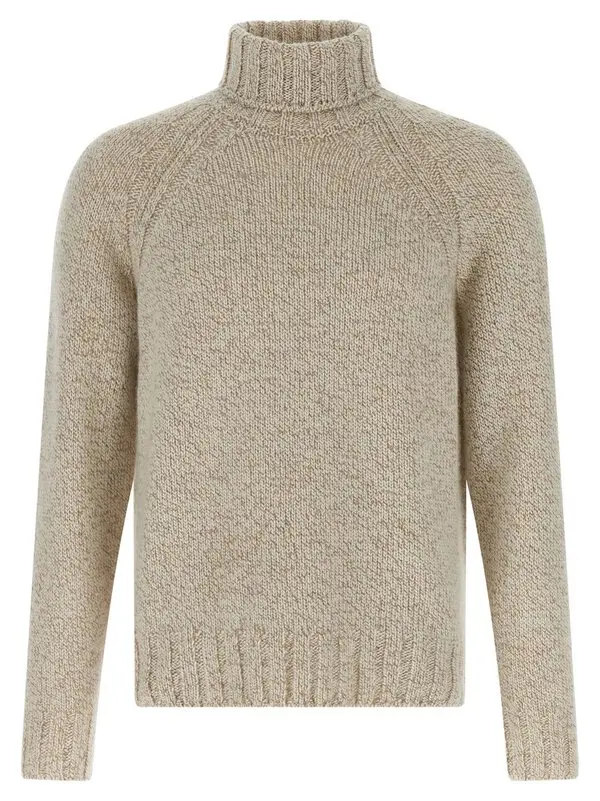 Zegna Cashmere And Wool Blend Turtleneck Sweater