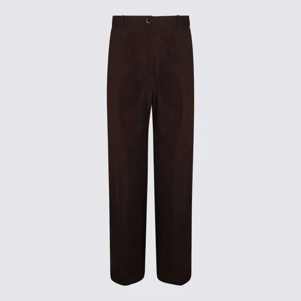 NINE:INTHE:MORNING Cotton Trousers - Brown
