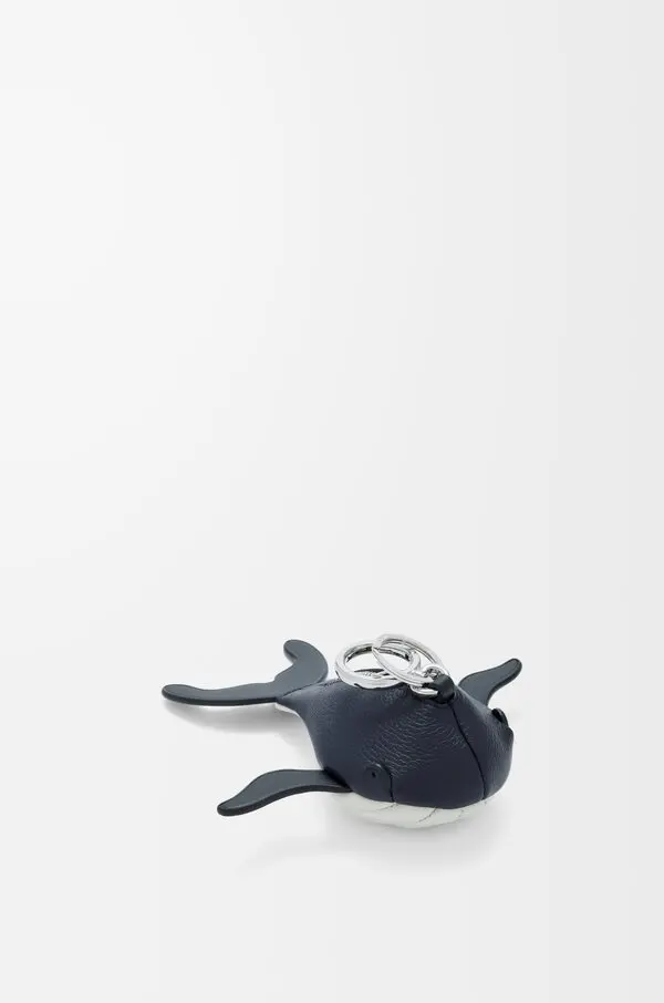 Loewe Whale Charm In Leather