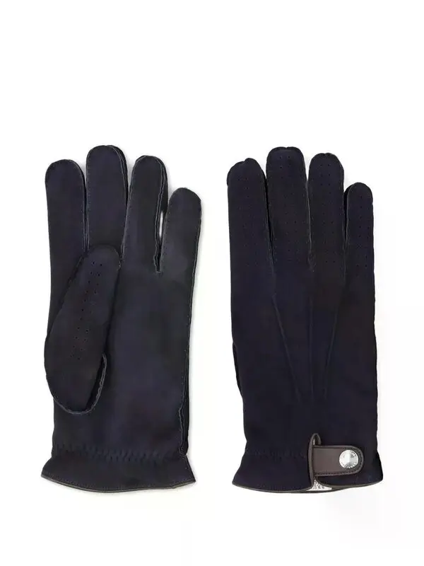 Brunello Cucinelli Perforated Leather Gloves