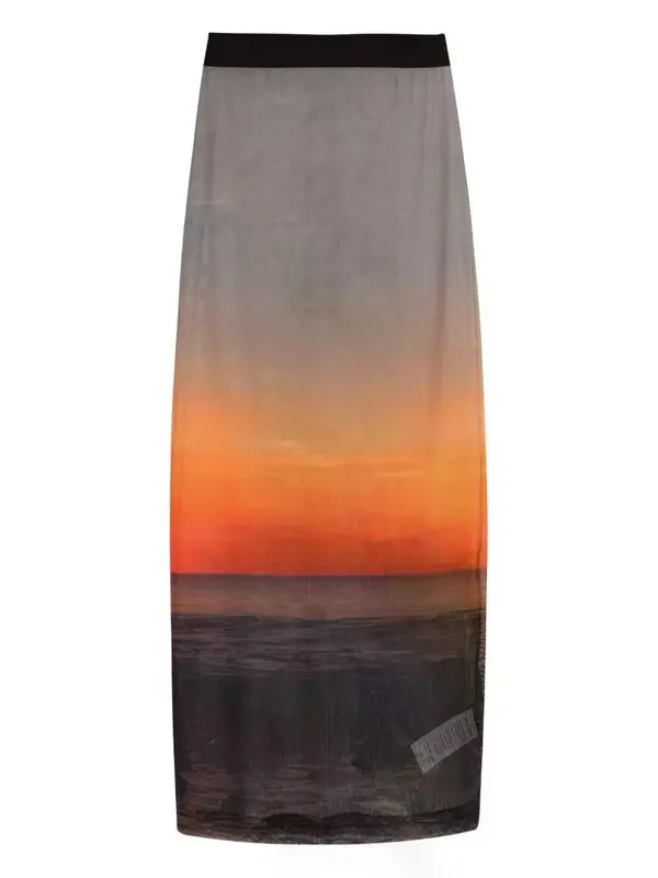 OSKLEN Mid-length Tulle Skirt