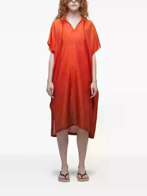 OSKLEN Sunset Hooded Midi Dress