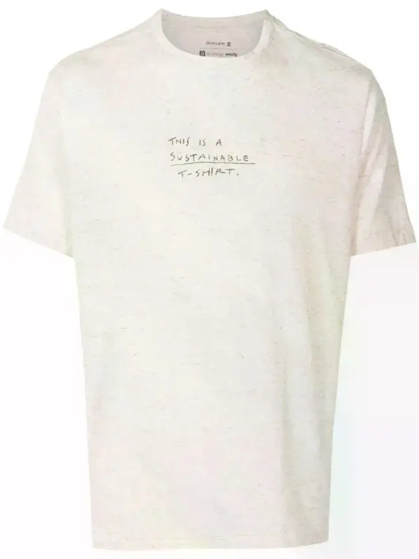 OSKLEN Text-print Cotton T-shirt