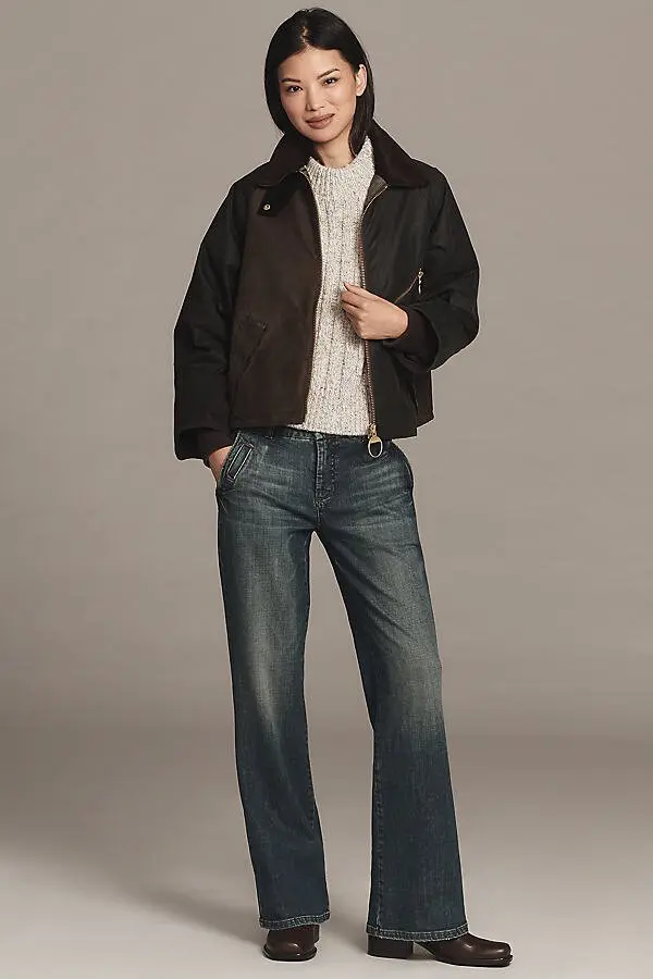 PILCRO Le Brun Low-rise Bootcut Jeans