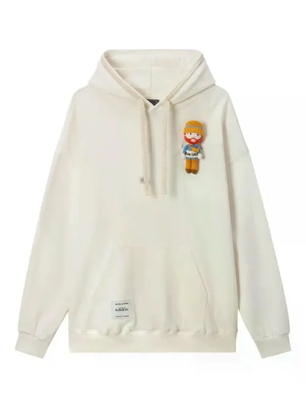 MUSIUM DIV. Crocheted-figure Hoodie - Neutrals