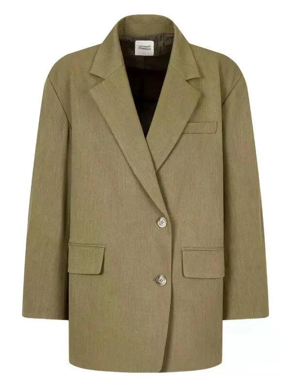 STUDIO TOMBOY Single-breasted Pocket Blazer