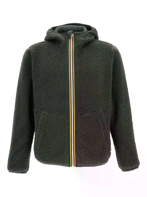 K-WAY Hooded Polar Fleece Jacket - Green