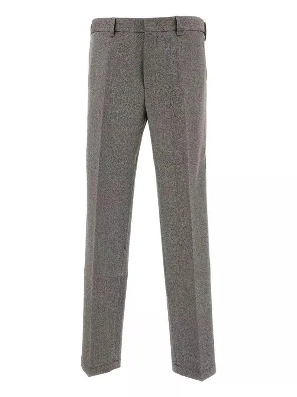 CELLAR DOOR Pressed-crease Wool Trousers