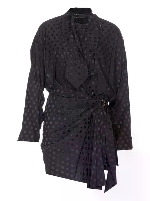Isabel Marant Polka-dot Tie-belt Dress