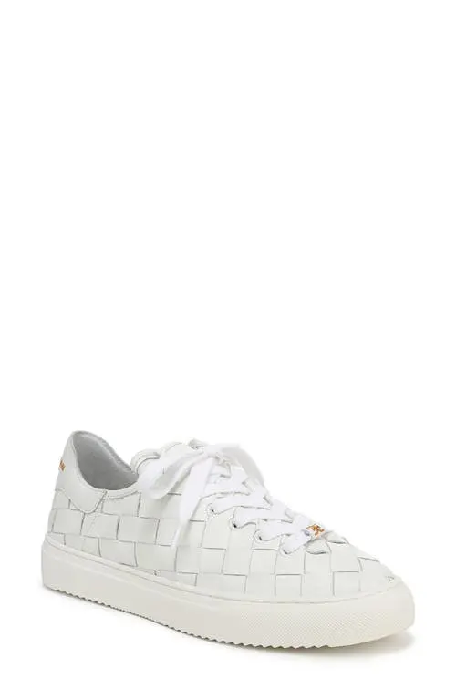 Sam Edelman Poppy Woven Sneakers - Bright White