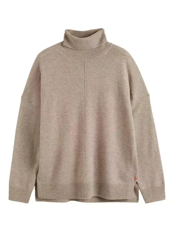 Chinti & Parker Roll-neck Side-slit Jumper