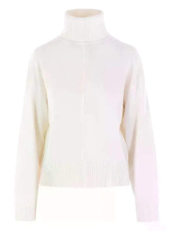ALLUDE Ribbed Turtleneck Sweater